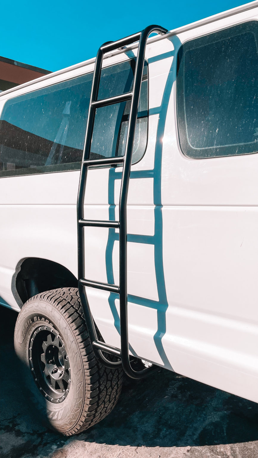 Econoline Side Ladder - Lightweight Aluminum Camper Van Ladder American ...
