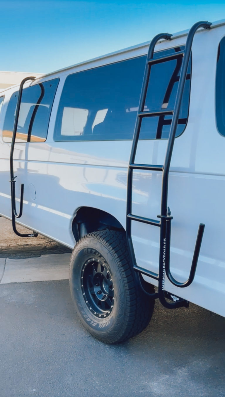 Econoline Side Ladder - Lightweight Aluminum Camper Van Ladder American ...