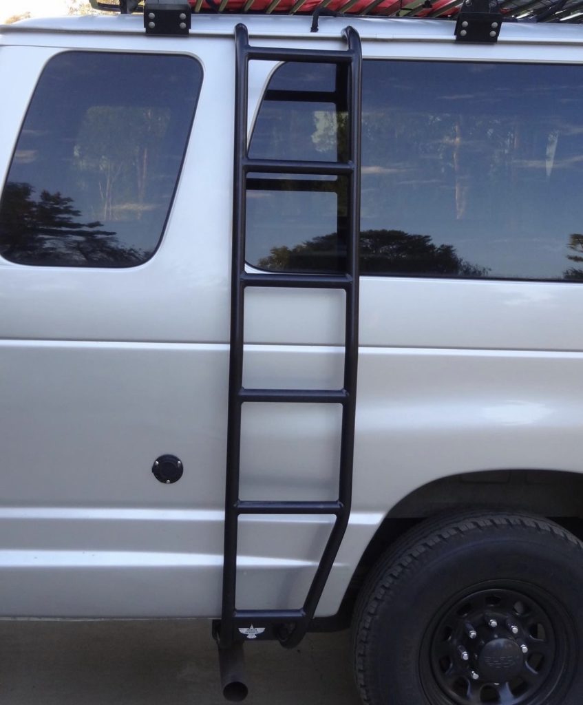 Econoline Side Ladder - Lightweight Aluminum Camper Van Ladder American ...