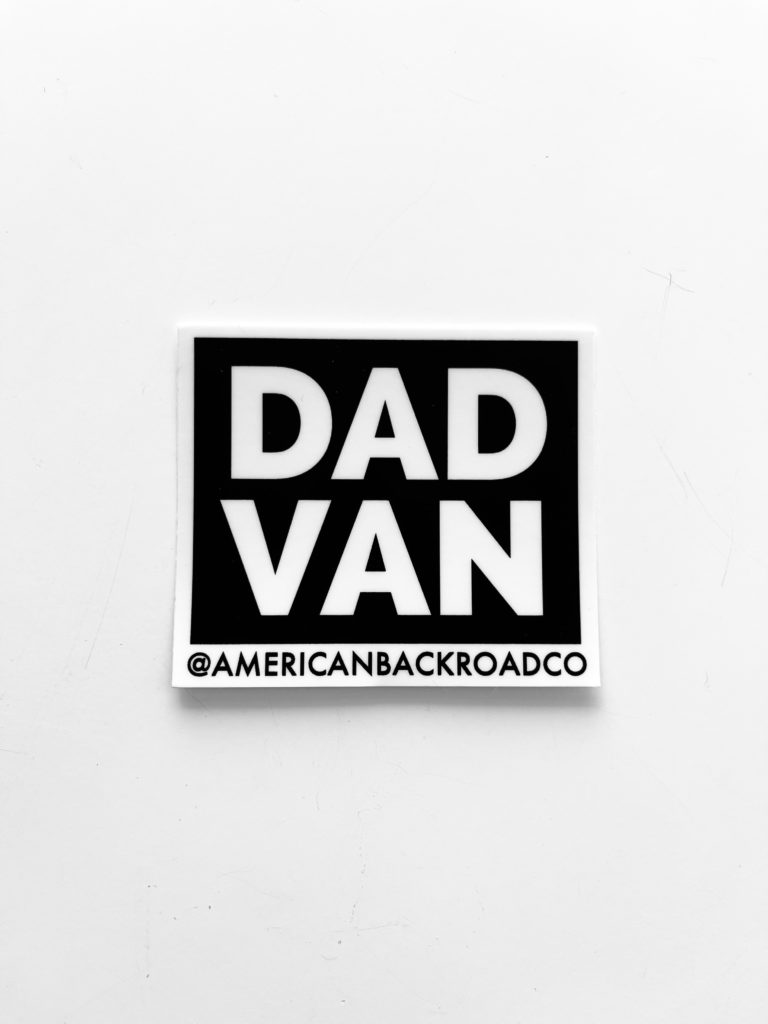 Dad Van Sticker - American Backroad Company