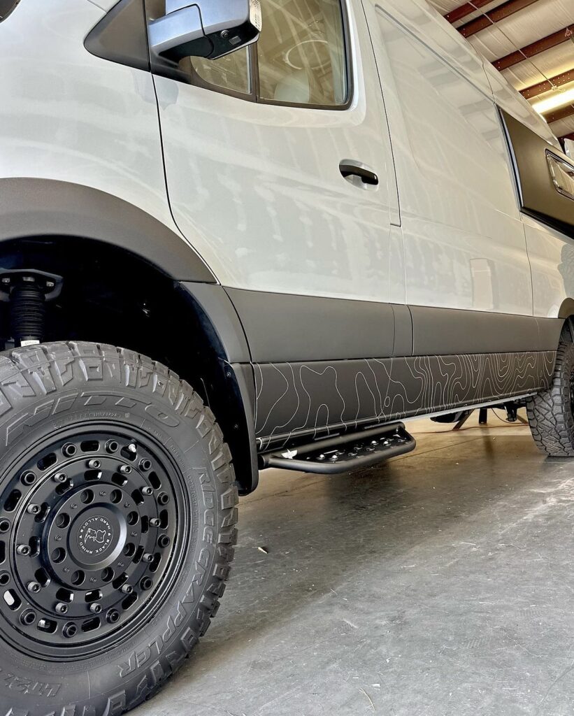 Sprinter Side Steps - Made in USA - American Backroad Co.