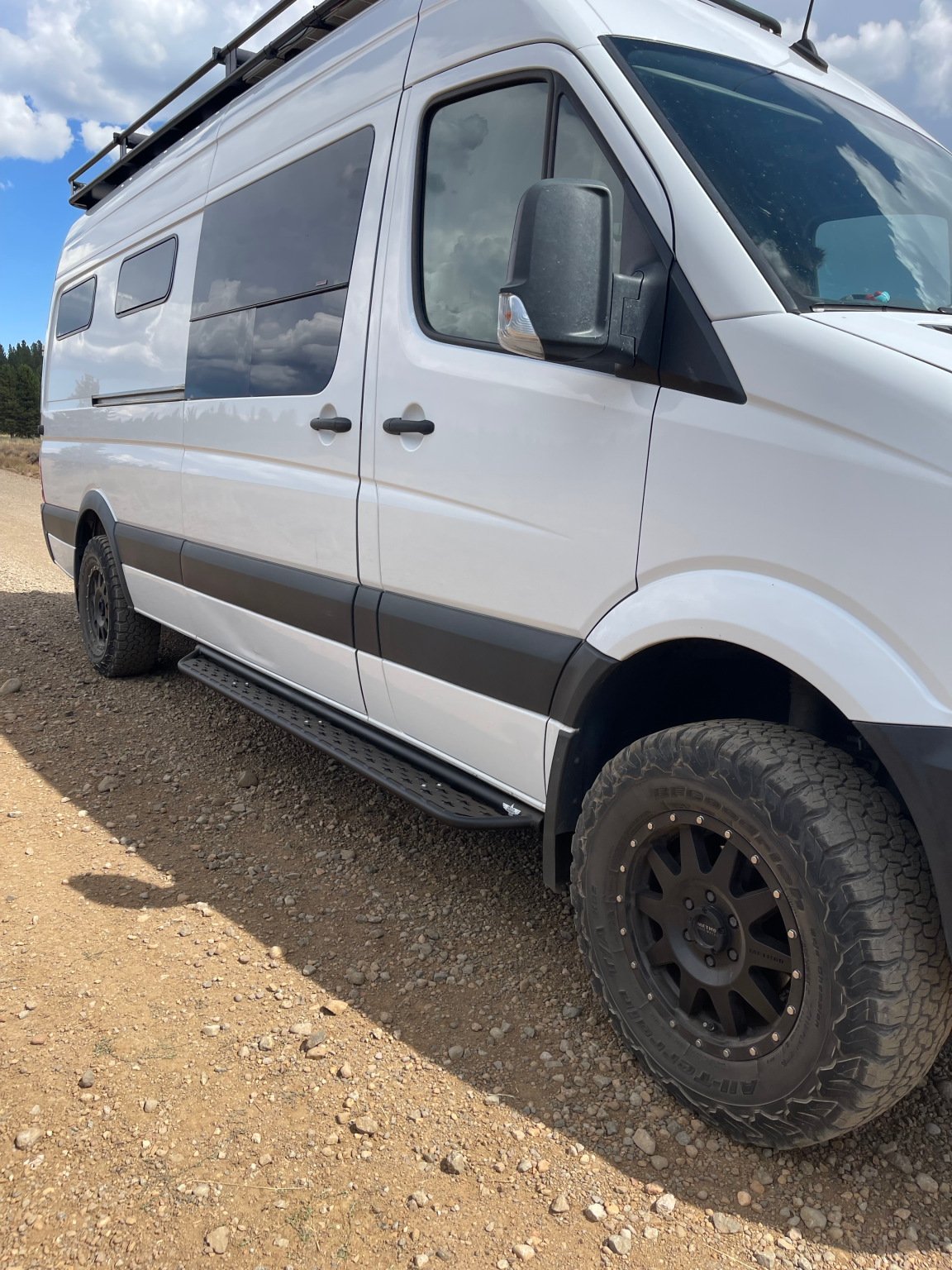 Sprinter Side Steps - Made in USA - American Backroad Co.