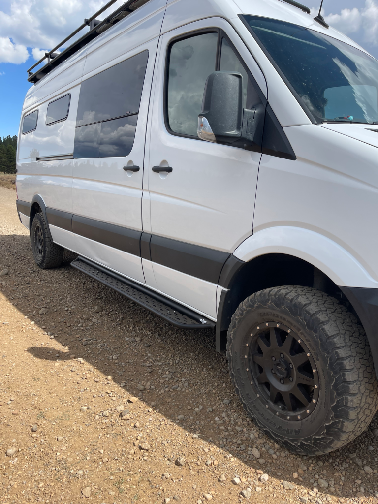 Sprinter Side Steps - Made in USA - American Backroad Co.