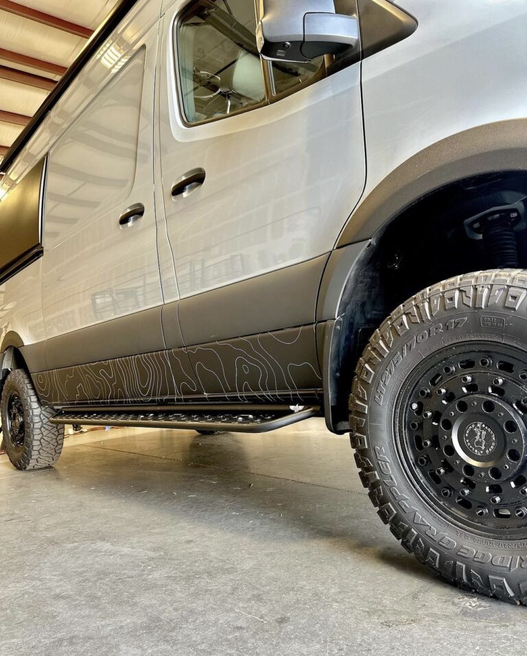 Sprinter Side Steps - Made in USA - American Backroad Co.