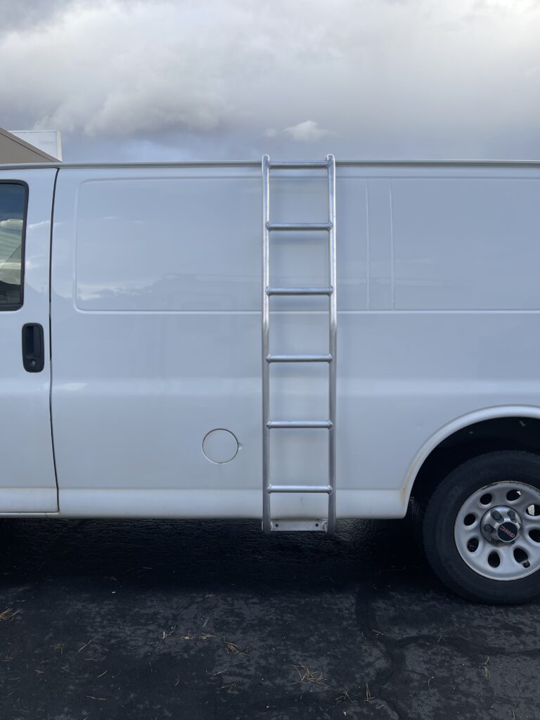 Chevy Express/GMC Savana Side Ladder - Camper Van Ladder American ...